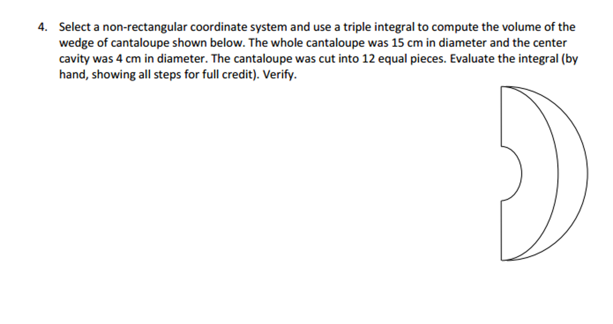 Solved Select a non-rectangular coordinate system and use a | Chegg.com