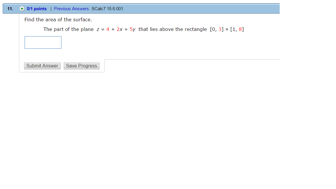 Solved Find The Area Of The Surface The Part Of The Plane