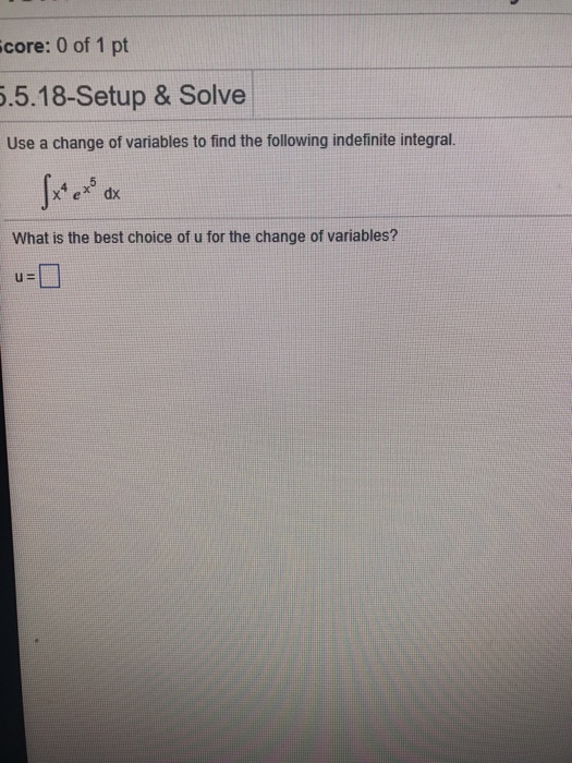 Solved Use a change of variables to find the following | Chegg.com