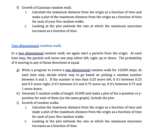 One dimensional random walk. The most straightforward | Chegg.com