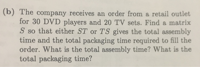 Solved 68. Production Planning A company makes DVD players | Chegg.com