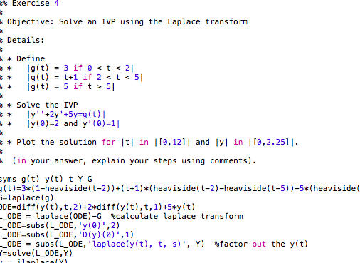 Solved This is a Matlab Question: Objective: Solve an IVP | Chegg.com