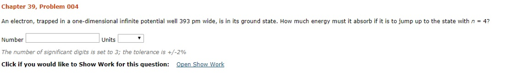 Solved An Electron Trapped In A One Dimensional Infinite