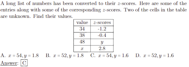Solved A long list of numbers has been converted to their | Chegg.com