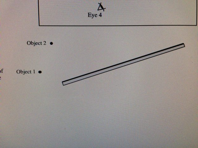 Solved Two small objects and amirror are arranged | Chegg.com