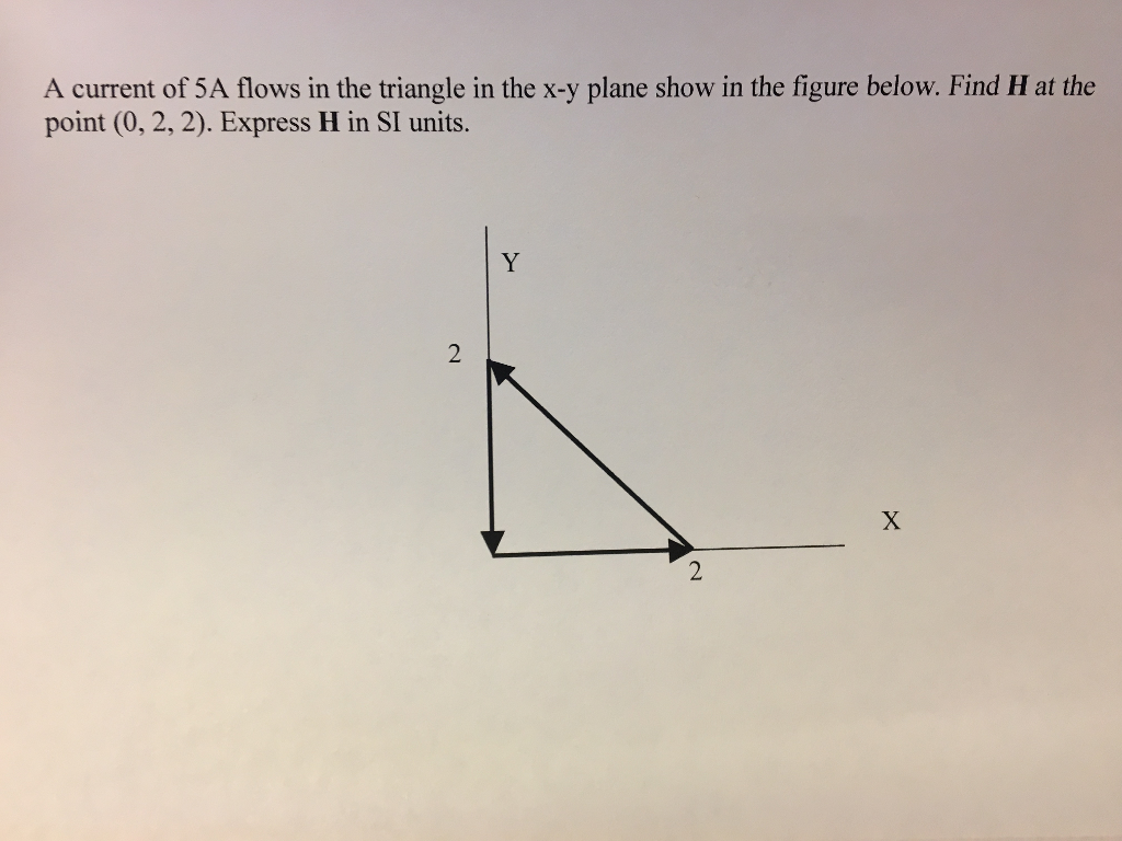 Solved A current of 5A flows in the triangle show in the | Chegg.com