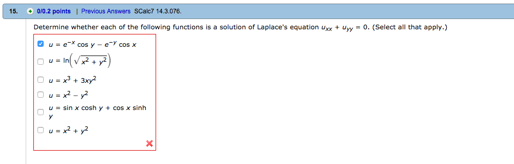 Solved Determine Whether Each Of The Following Functions Is