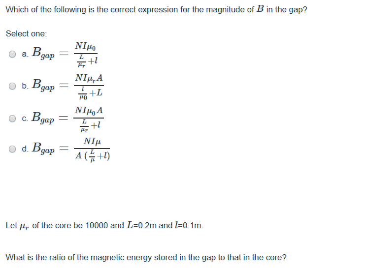 Solved Consider the magnetic circuit shown below to answer | Chegg.com