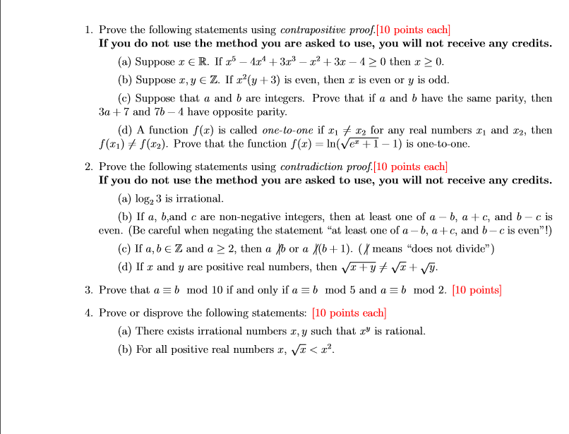 Solved Hi, I need some help with questions 1-4, I've | Chegg.com