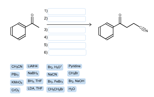 Provide the missing compounds and reagents in the | Chegg.com