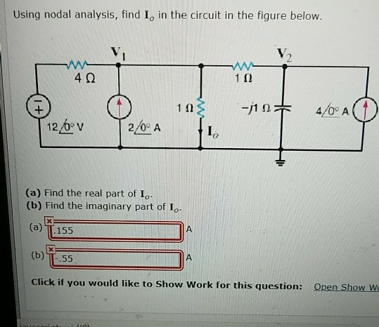Solved Using nodal analysis, find Io in the circuit in the | Chegg.com