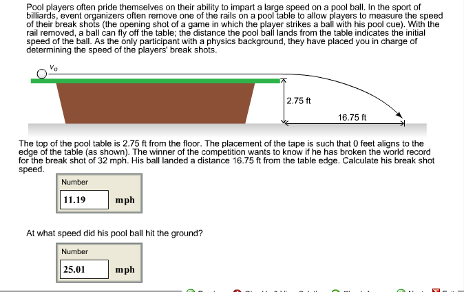 Solved Help with simple physics problem ball rolling off of | Chegg.com