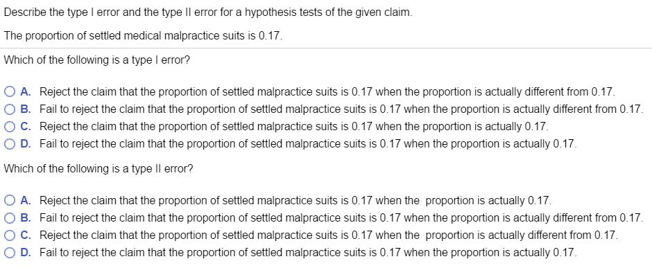 Solved For the statement below, write the claim as a | Chegg.com