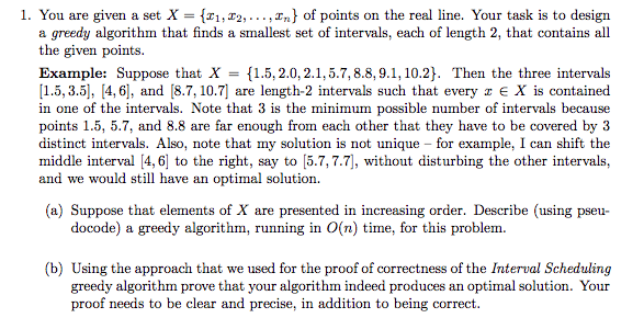 Solved 1. You are given a set X = {z? ,T2, . . . ,Zn} of | Chegg.com