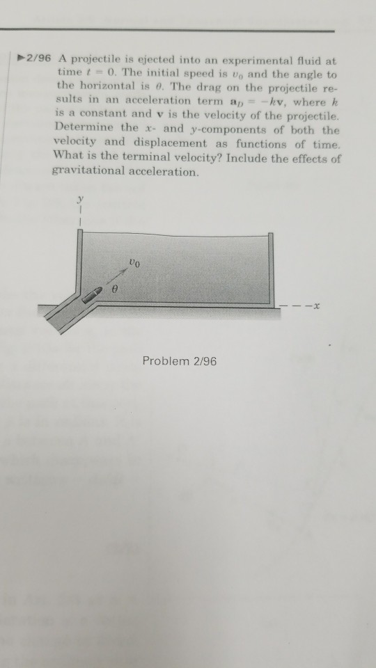 Solved Problem 2/77 2/78 A particle is launched from point A | Chegg.com