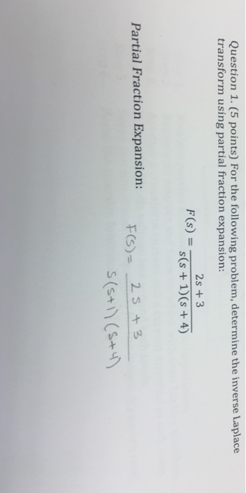 Solved For the following problem, determine the inverse | Chegg.com Solved For the following problem, determine the inverse | Chegg.com