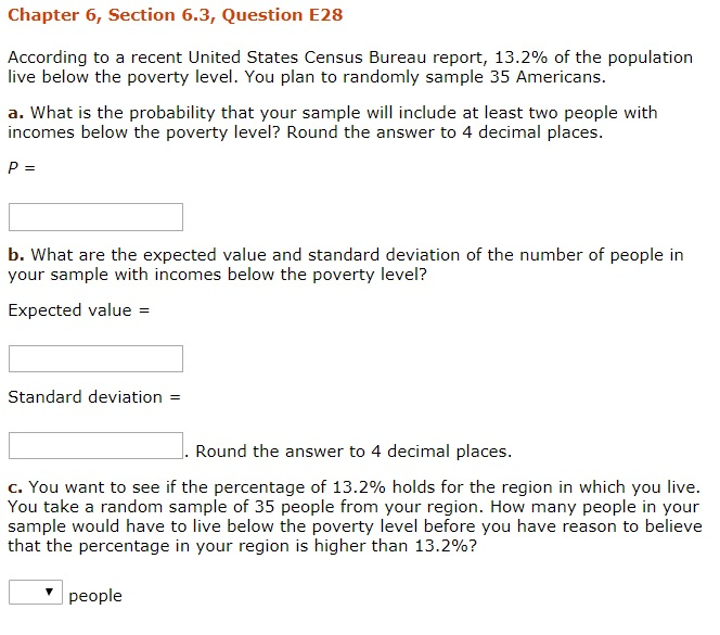 Solved Chapter 6, Section 6.3, Question E28 According to a | Chegg.com