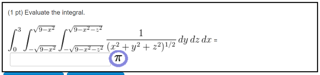 Solved Evaluate the integral. integral^3_0 | Chegg.com