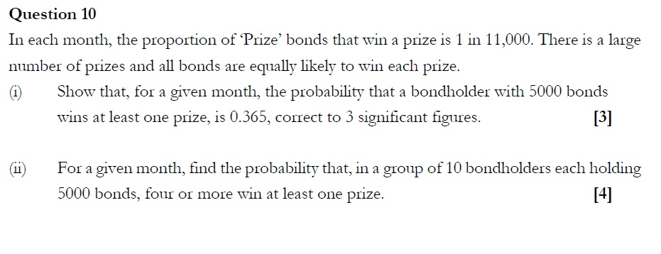 Solved Question 10 In each month, the proportion of 'Prize' | Chegg.com