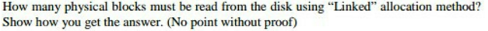 Solved Consider a file system on a disk that has both | Chegg.com
