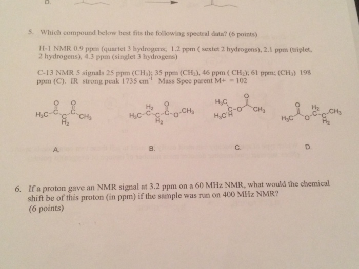 Solved How many different “chemically equivalent protons" | Chegg.com
