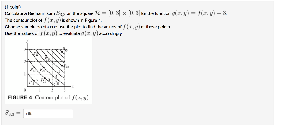 Solved Calculate a Riemann sum S_3, 3 on the square R = [0, | Chegg.com