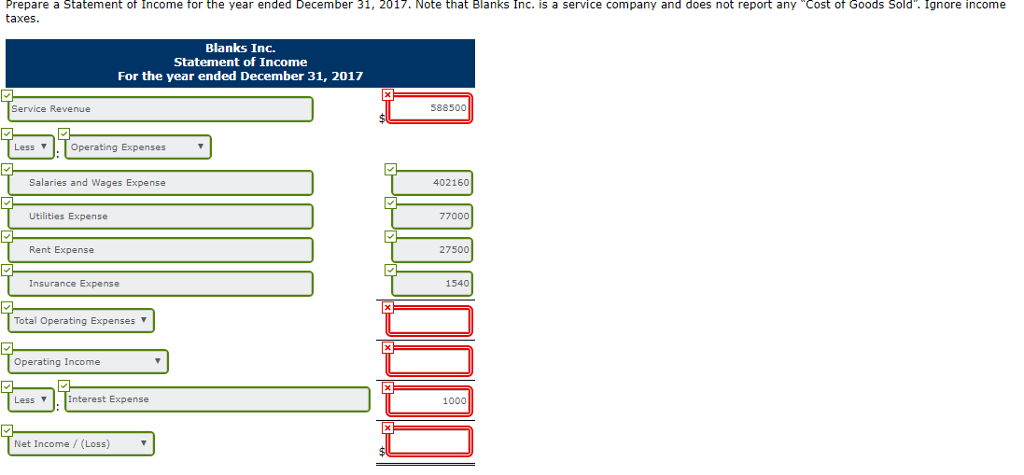 Solved Additional Problem 9 (Part Level Submission) Blanks | Chegg.com