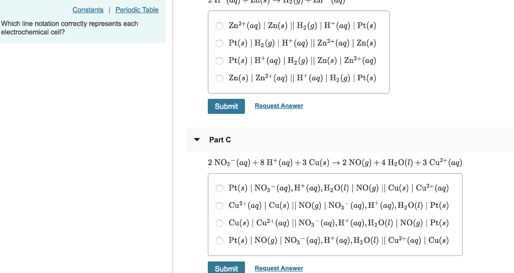 Solved Exercise 18.44 Item Constants | Periodic Table Part A | Chegg.com