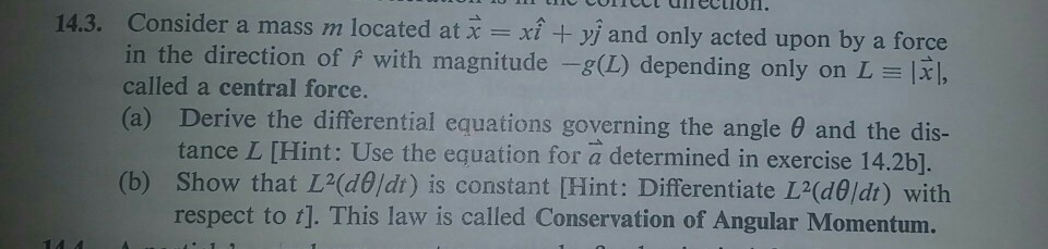 Solved class: Mathematical Modeling I need problem 14.3 a | Chegg.com