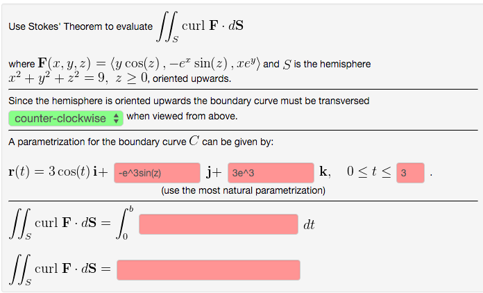 Solved Use Stokes' Theorem to evaluate double integral_S | Chegg.com