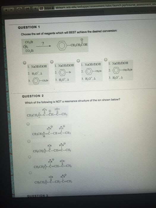 Solved Choose the set of reagents which will BEST achieve | Chegg.com