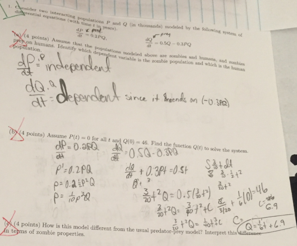 I had an exam and messed up this quetion. Please help | Chegg.com