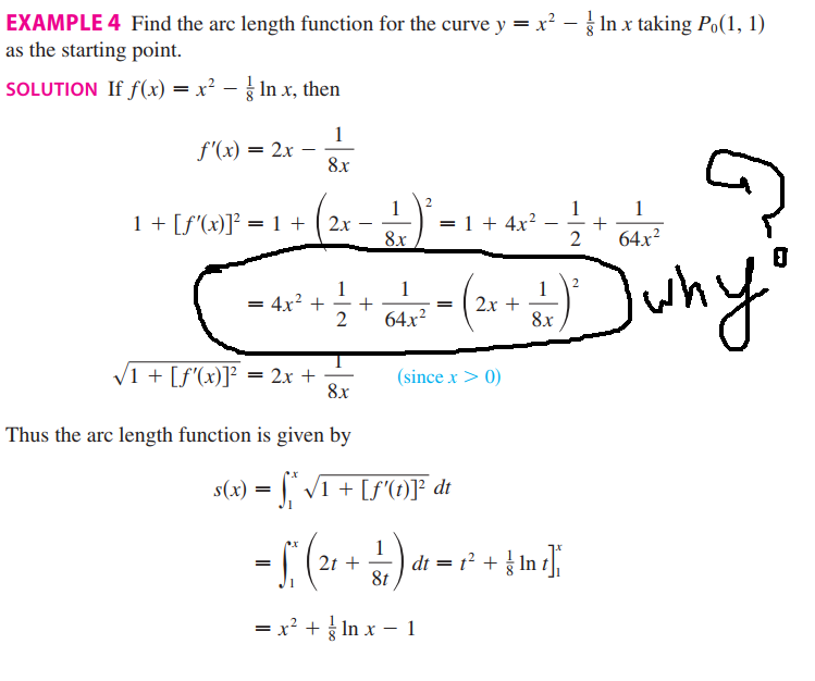 Solved EXAMPLE 4 Find the arc length function for the curve | Chegg.com