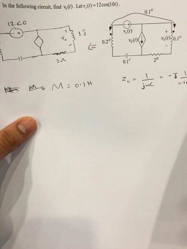 Solved In the following circuit, find v_0(t). Let v_s(t) = | Chegg.com