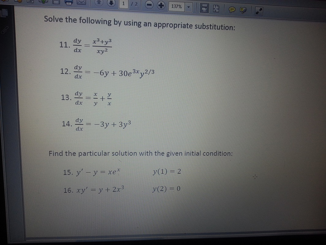 Solved solve the following by using an appropriate | Chegg.com