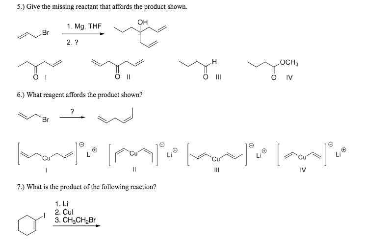 Solved Give the missing reactant that affords the product | Chegg.com