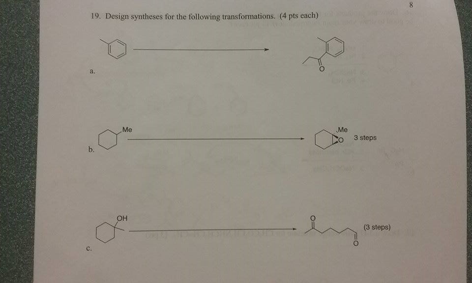 Solved 19. Design syntheses for the following | Chegg.com Solved 19. Design syntheses for the following | Chegg.com