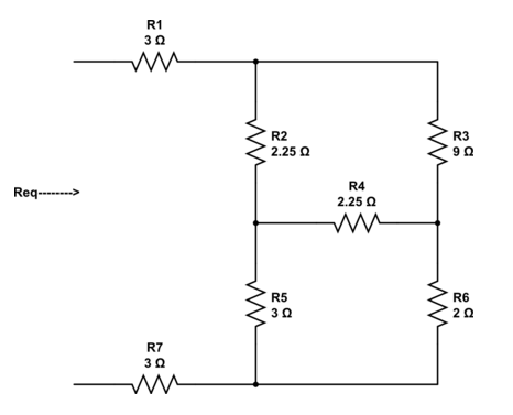Solved a) Find Req in the circuit shown below by the use | Chegg.com