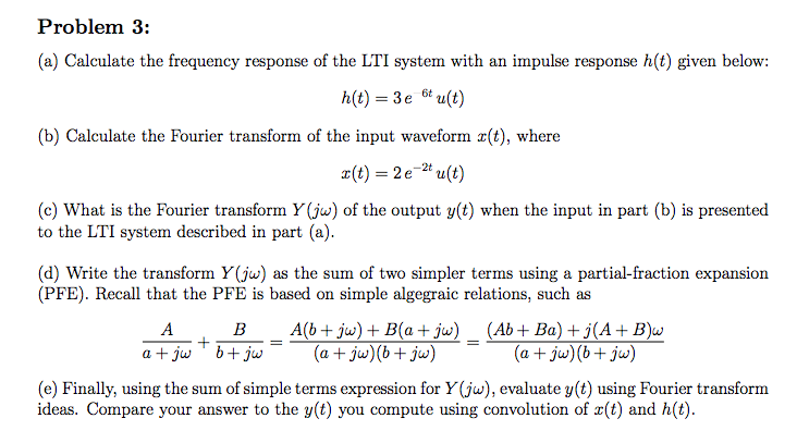 Solved Calculate the frequency response of the LTI system | Chegg.com