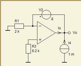 Solved In the op amp circuit shown below, calculate the | Chegg.com