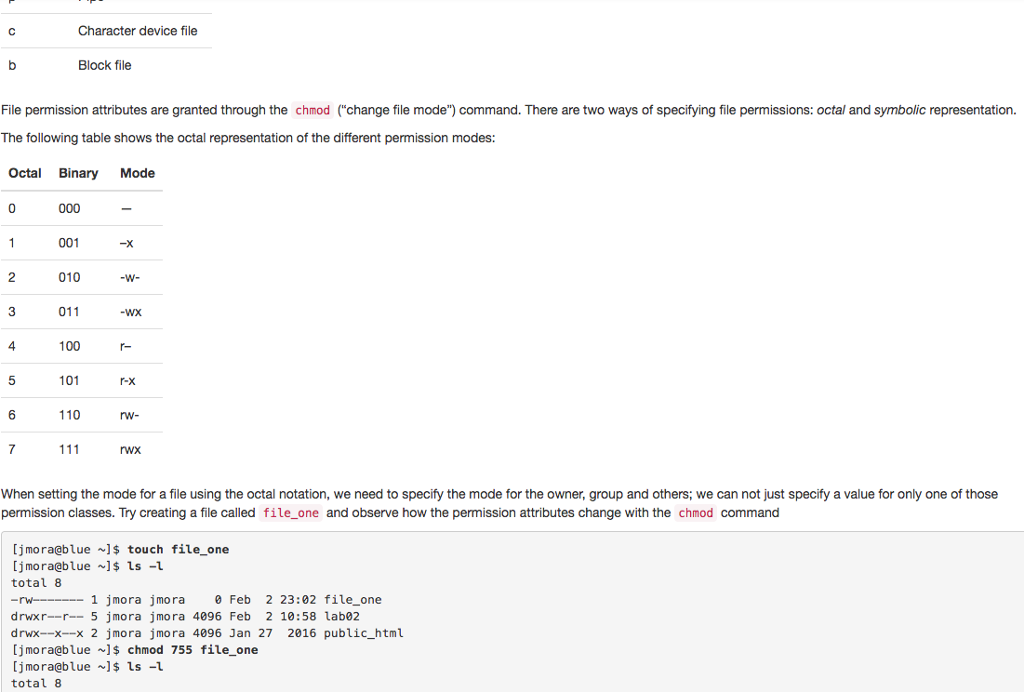 Solved Unix File Permission Help Please Answer The