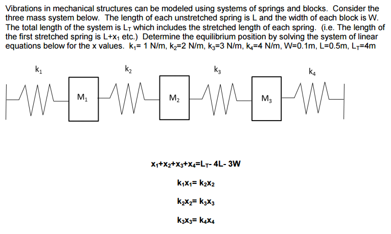 Solved Vibrations in mechanical structures can be modeled | Chegg.com