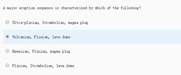 Solved A major eruption sequence is characterized by which | Chegg.com