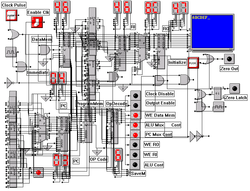Solved CREATE THIS Emulated Computer for Teaching | Chegg.com