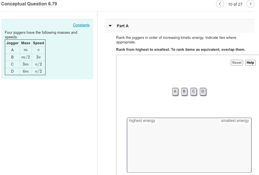 Solved Conceptual Question 6.79 〈 100127 〉 Constants Part A | Chegg.com Solved Conceptual Question 6.79 〈 100127 〉 Constants Part A | Chegg.com