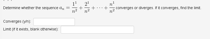 Solved Determine whether the sequence converges or | Chegg.com
