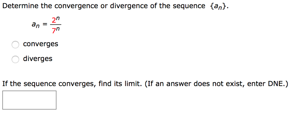 Solved Determine the convergence or divergence of the | Chegg.com