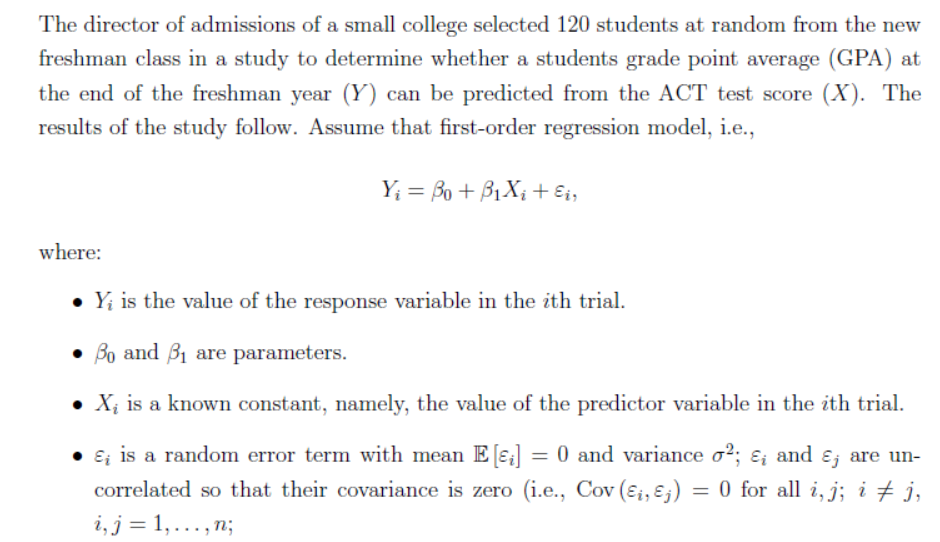 Solved Q1.23 of Applied Linear Statistical Models (5th | Chegg.com