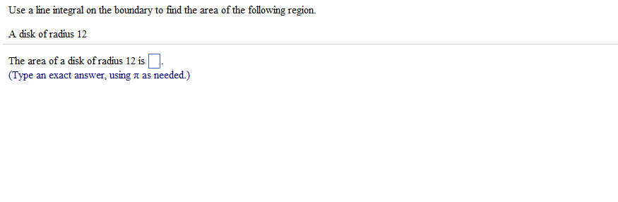 Use a line integral on the boundary to find the area | Chegg.com