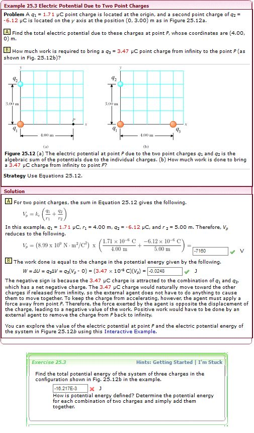 Solved Electric Potential Due to Two Point Charges Problem A | Chegg.com